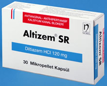 Altizem-SR 120 mg 30 Kapsül tansiyon ilacı fiyatı, yan etkileri ...